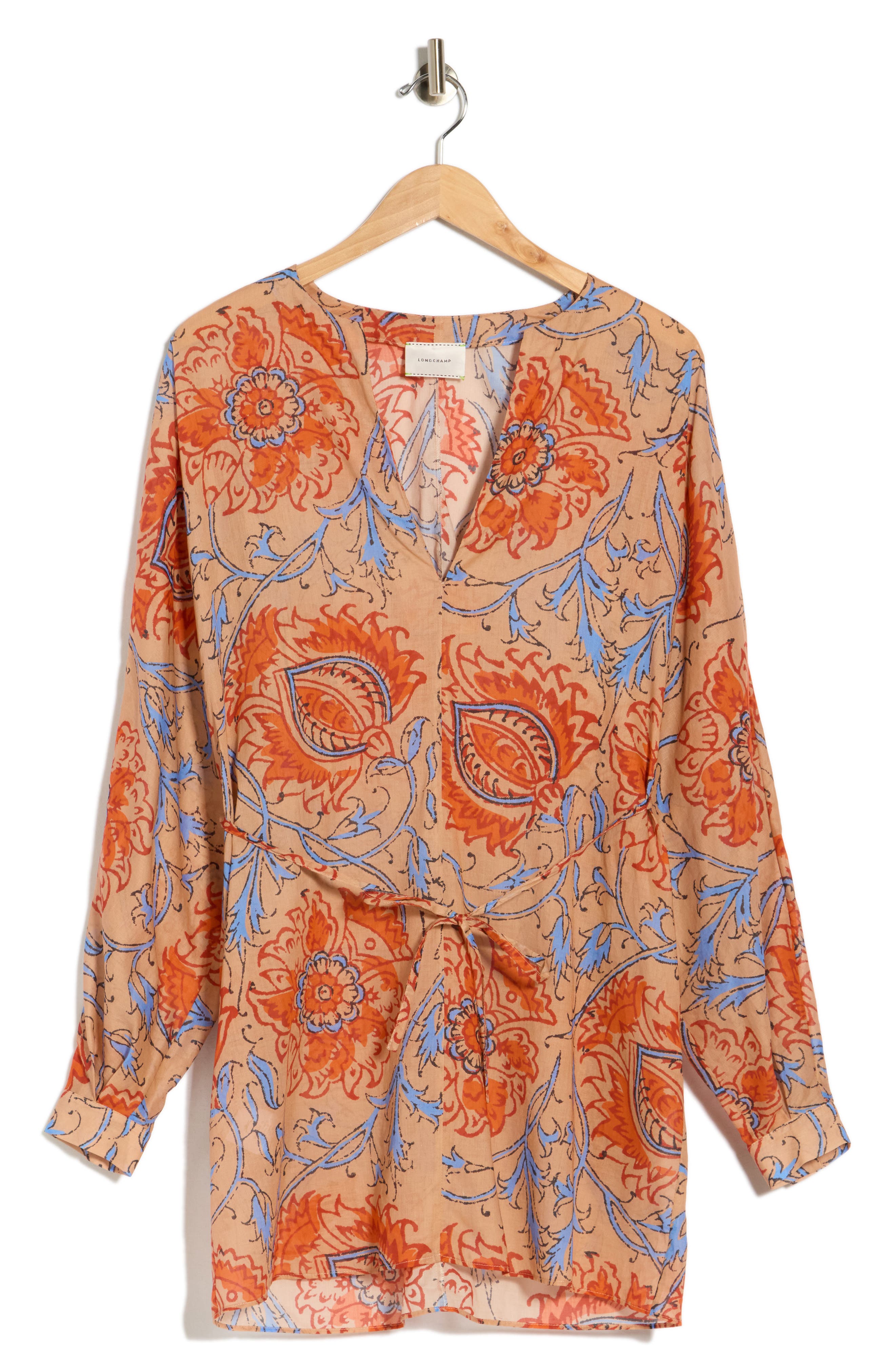 Longchamp Print V-Neck Tunic (Women) | Nordstromrack