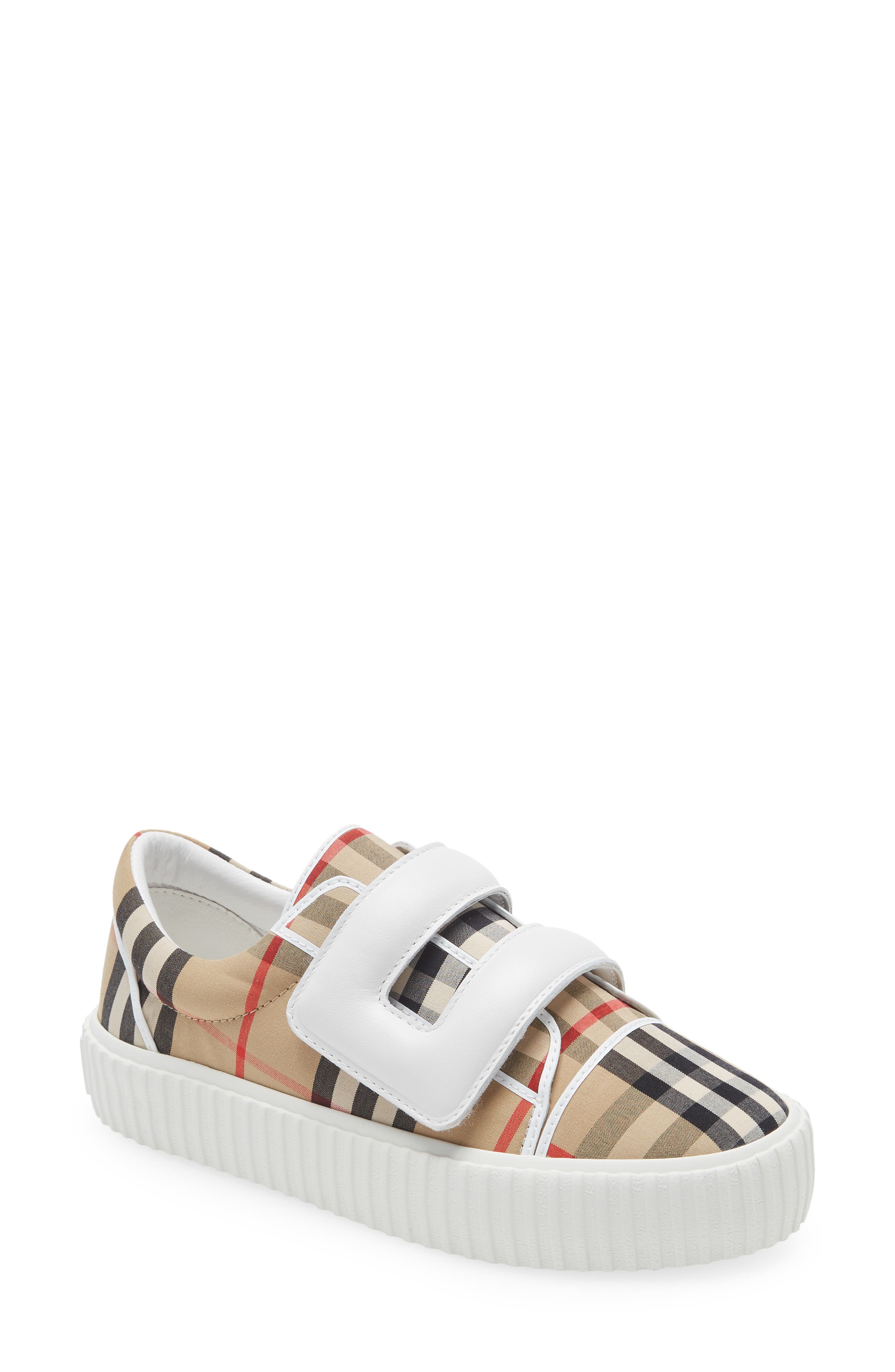 Burberry Kids' Mark Check Sneaker | Nordstromrack
