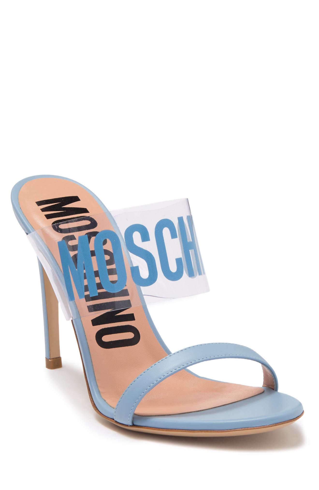 Moschino Logo Stilleto Sandal | Nordstromrack
