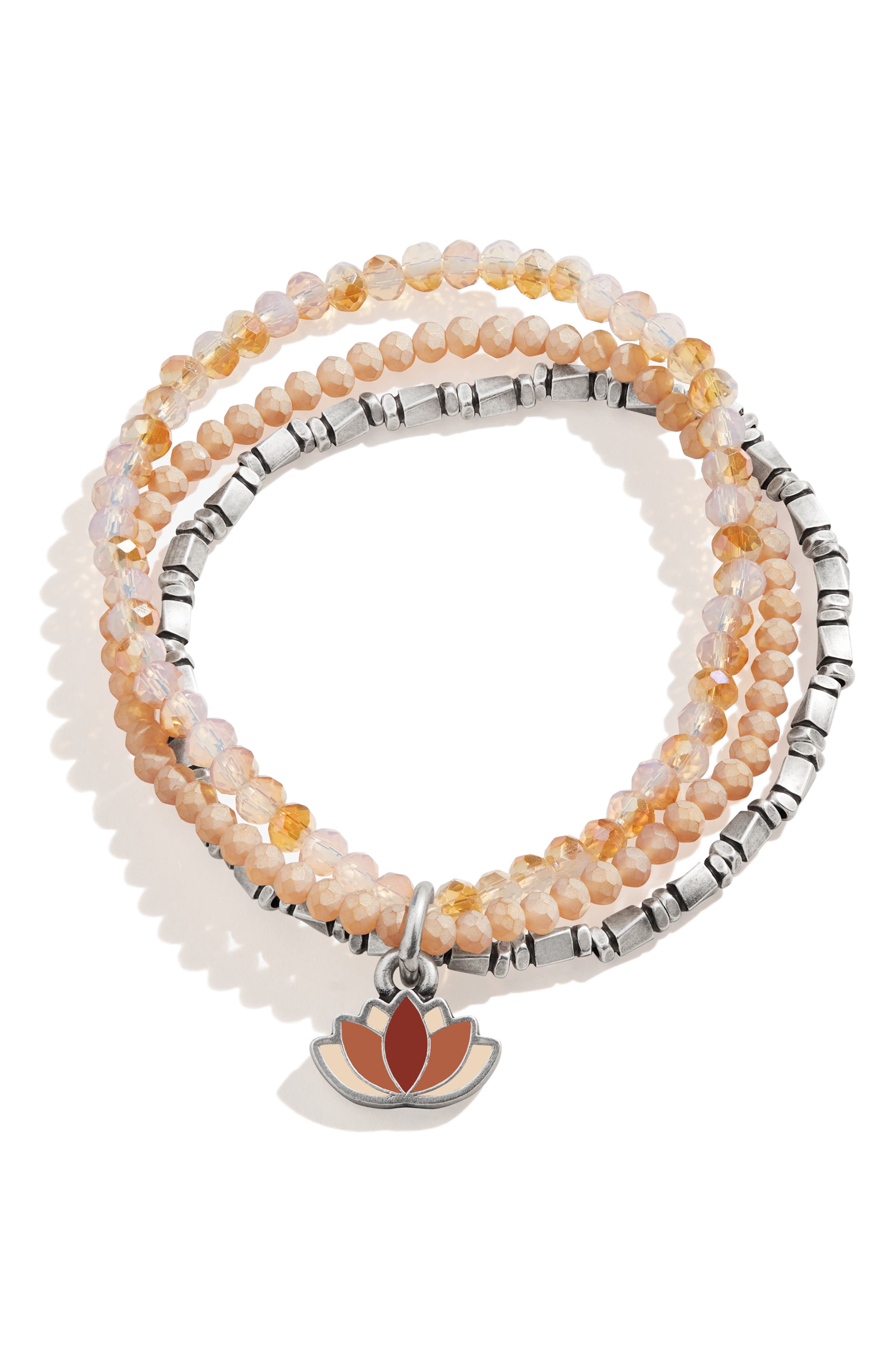 Alex and Ani Lotus Tri-Stretch Bracelet | Nordstromrack