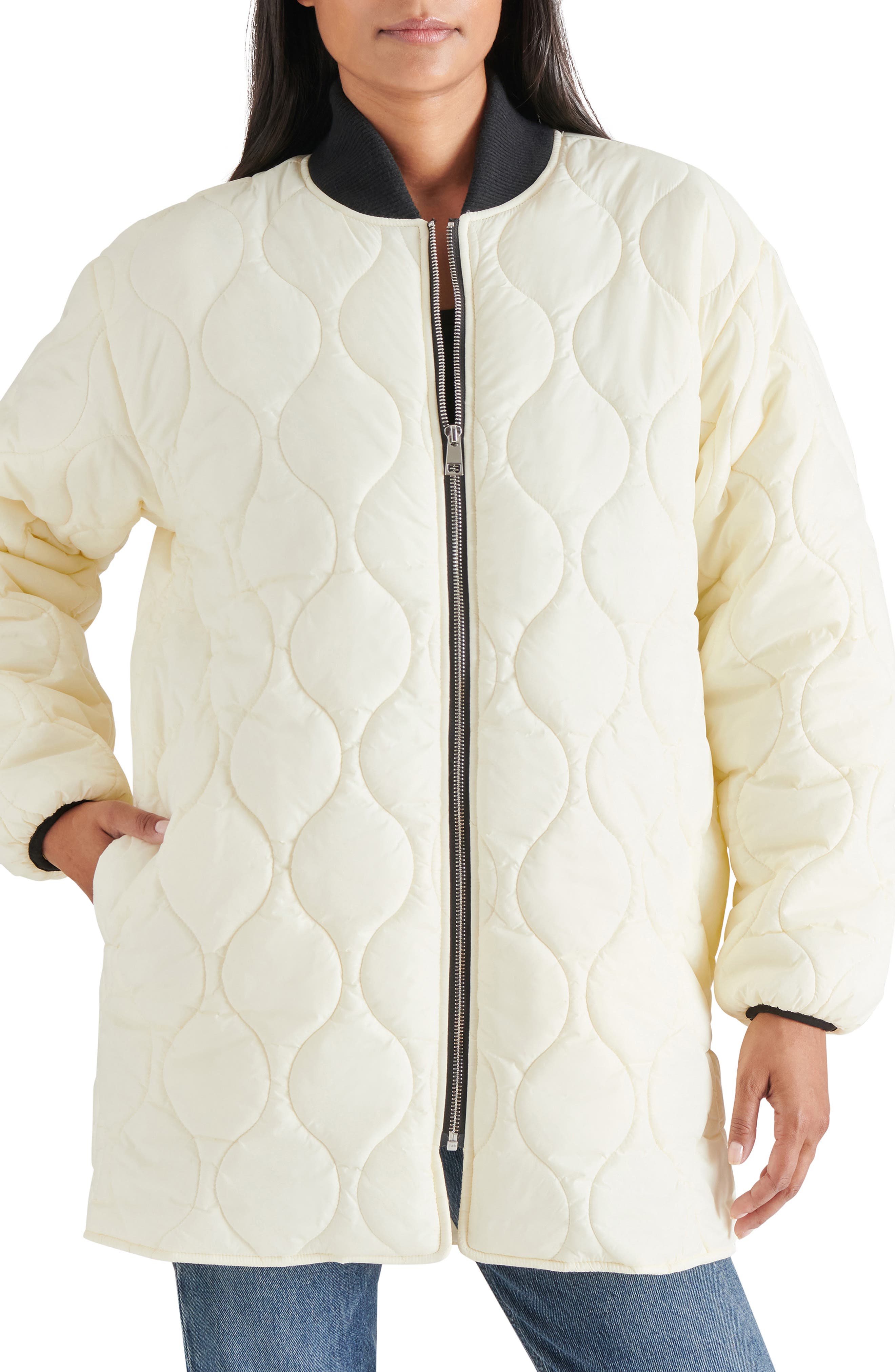 Steve Madden Quilted Nylon Military Liner Jacket | Nordstromrack