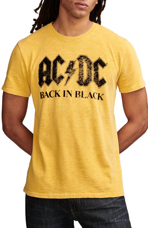Black and yellow graphic tees store