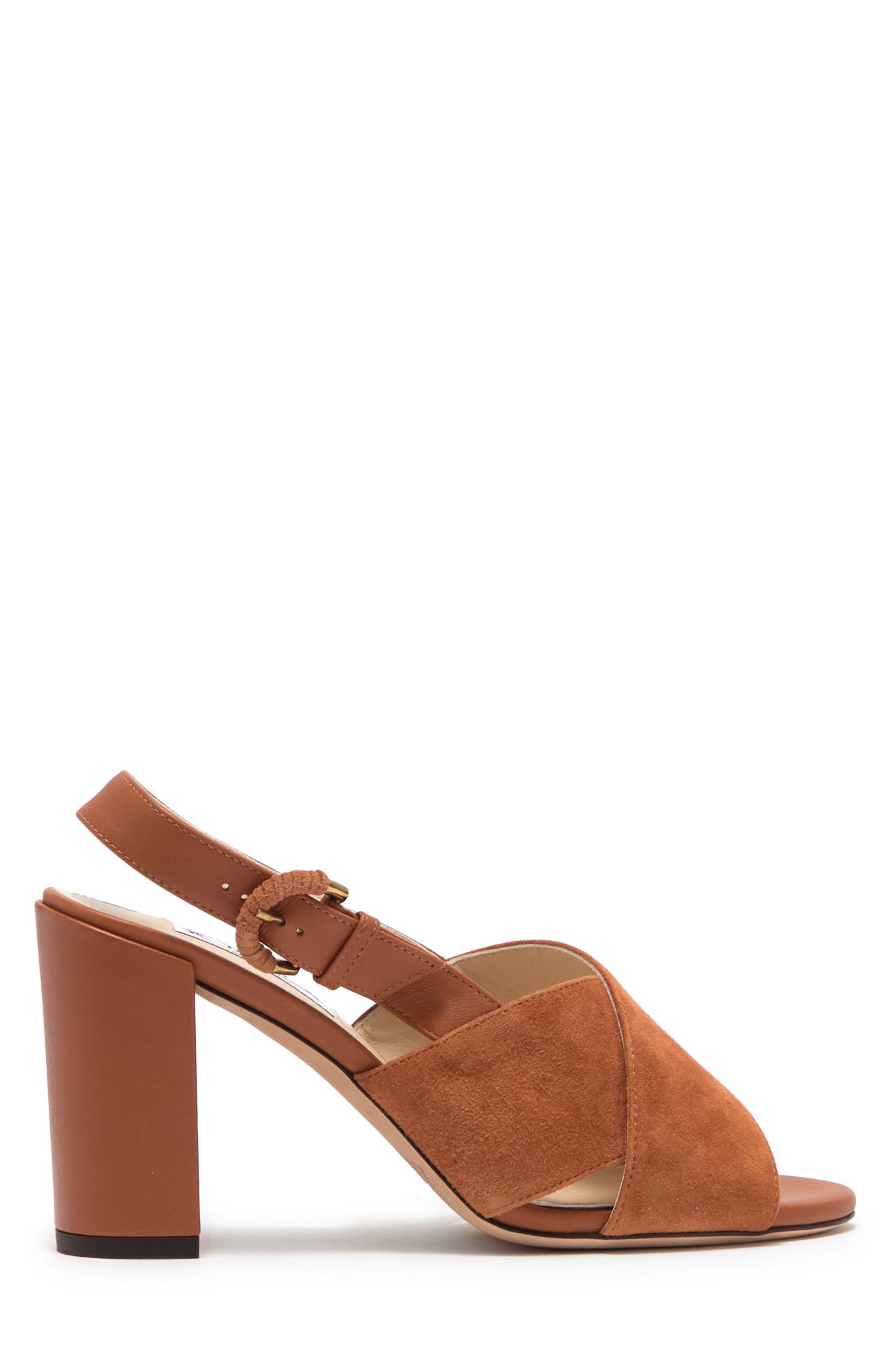 Tod's Fascia Block Heel Leather Sandal (Women) | Nordstromrack