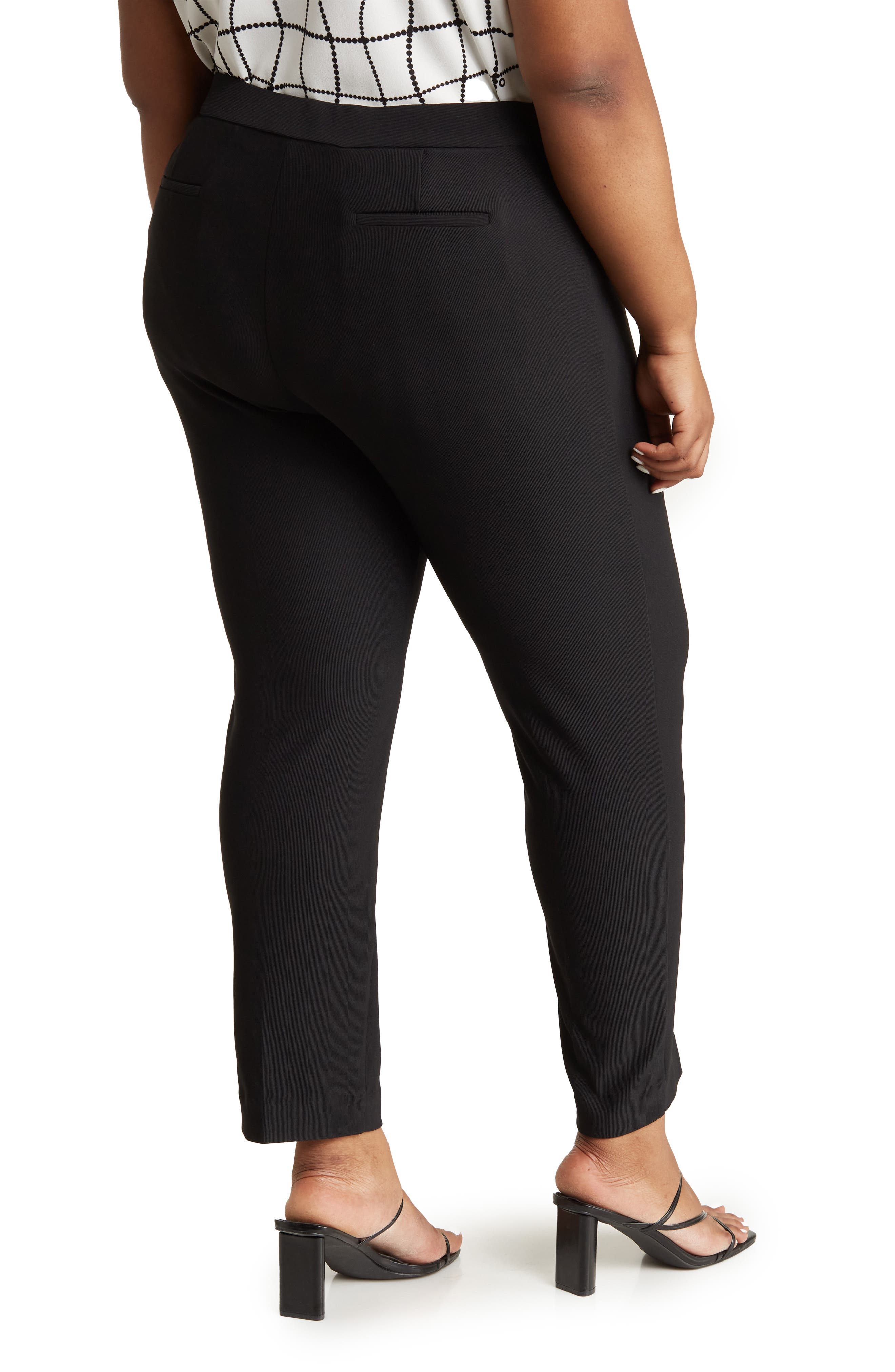 Amanda & Chelsea Ottoman Rib Ankle Straight Leg Pants | Nordstromrack