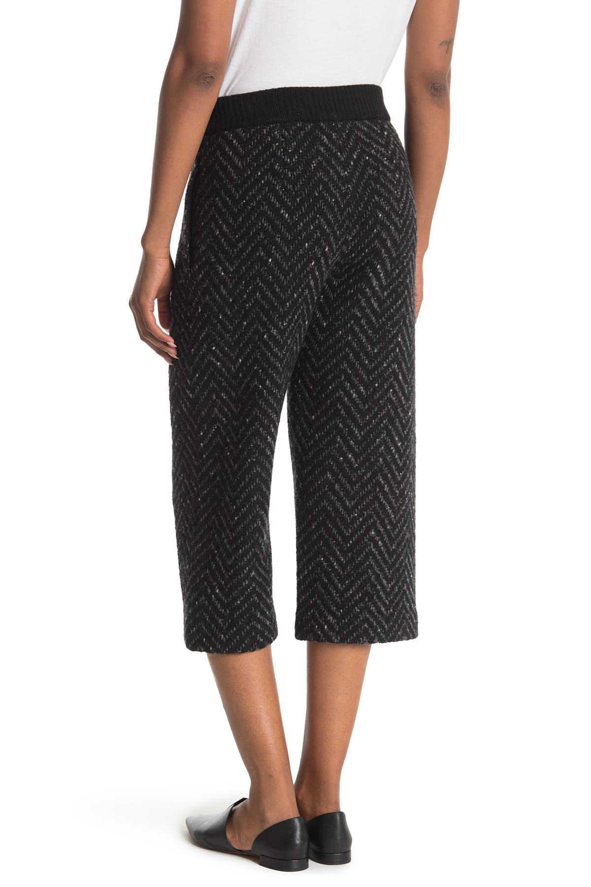 Valentino Chevron Print Wool & Cashmere Blend Pants | Nordstromrack