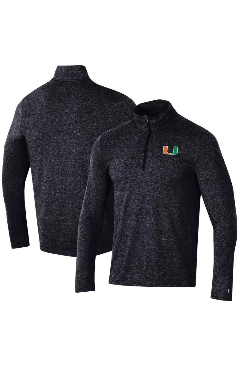 Champion Men's Champion Heathered Black Miami Hurricanes Field Day Team ...