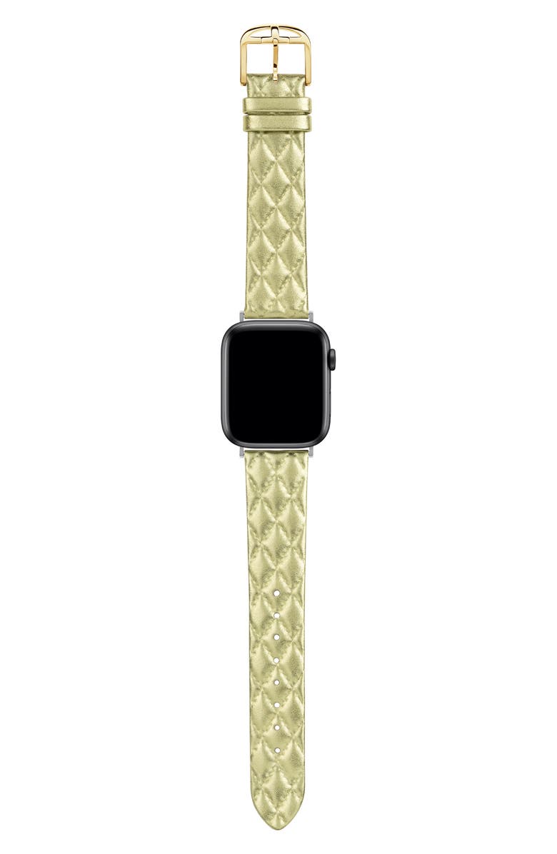 Ted Baker Quilted Leather Apple Watch® Watchband | Nordstromrack