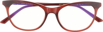 DIFF Jade 51mm Cat Eye Blue Light Blocking Glasses | Nordstromrack