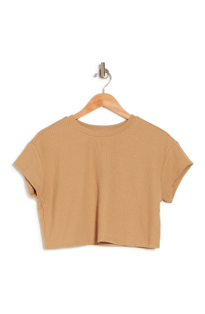 Elodie Weaved Texture Short Sleeve Top | Nordstromrack