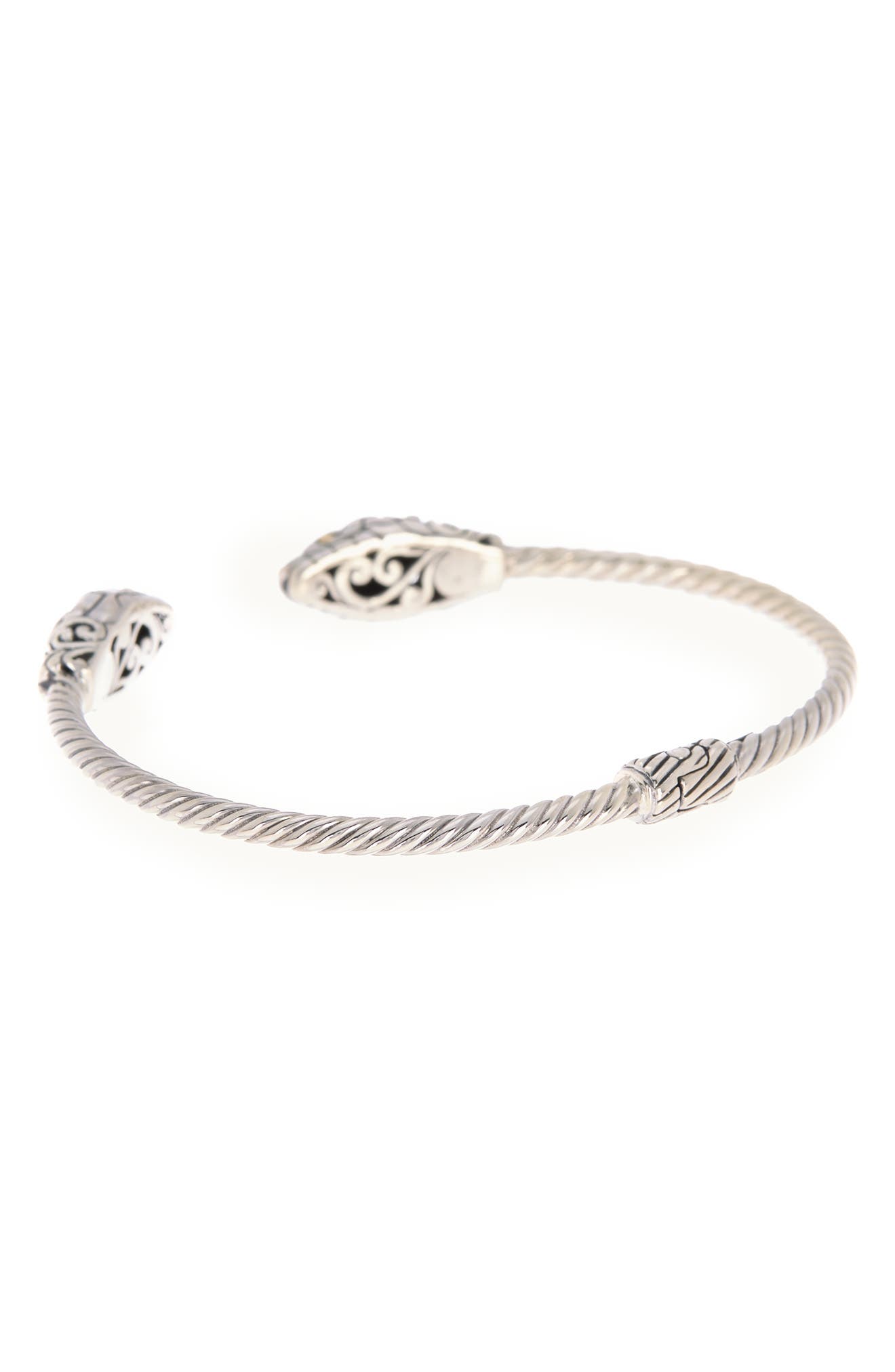 SAMUEL B. 18K Gold & Sterling Silver Snake Bangle Bracelet | Nordstromrack
