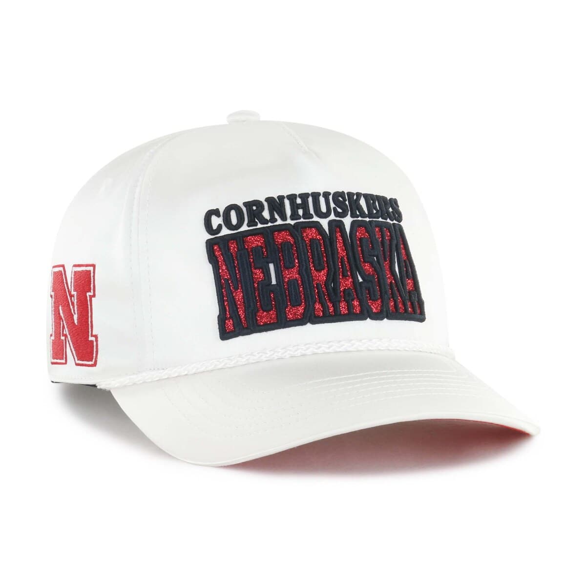 '47 Women's '47 White Nebraska Huskers Outspoken Hitch Adjustable Hat ...