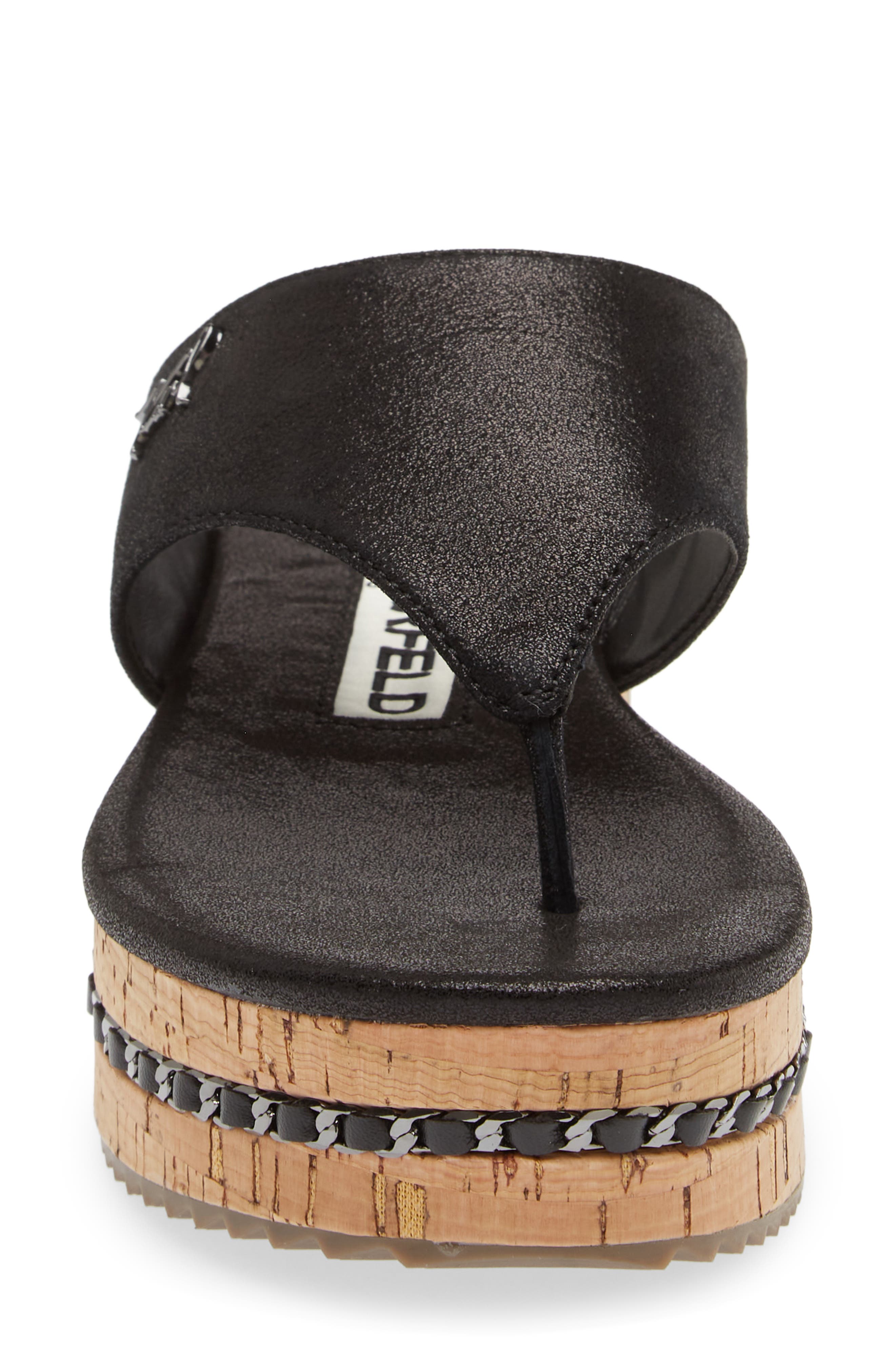 KARL LAGERFELD PARIS Karsyn Platform Flip Flop (Women) | Nordstromrack