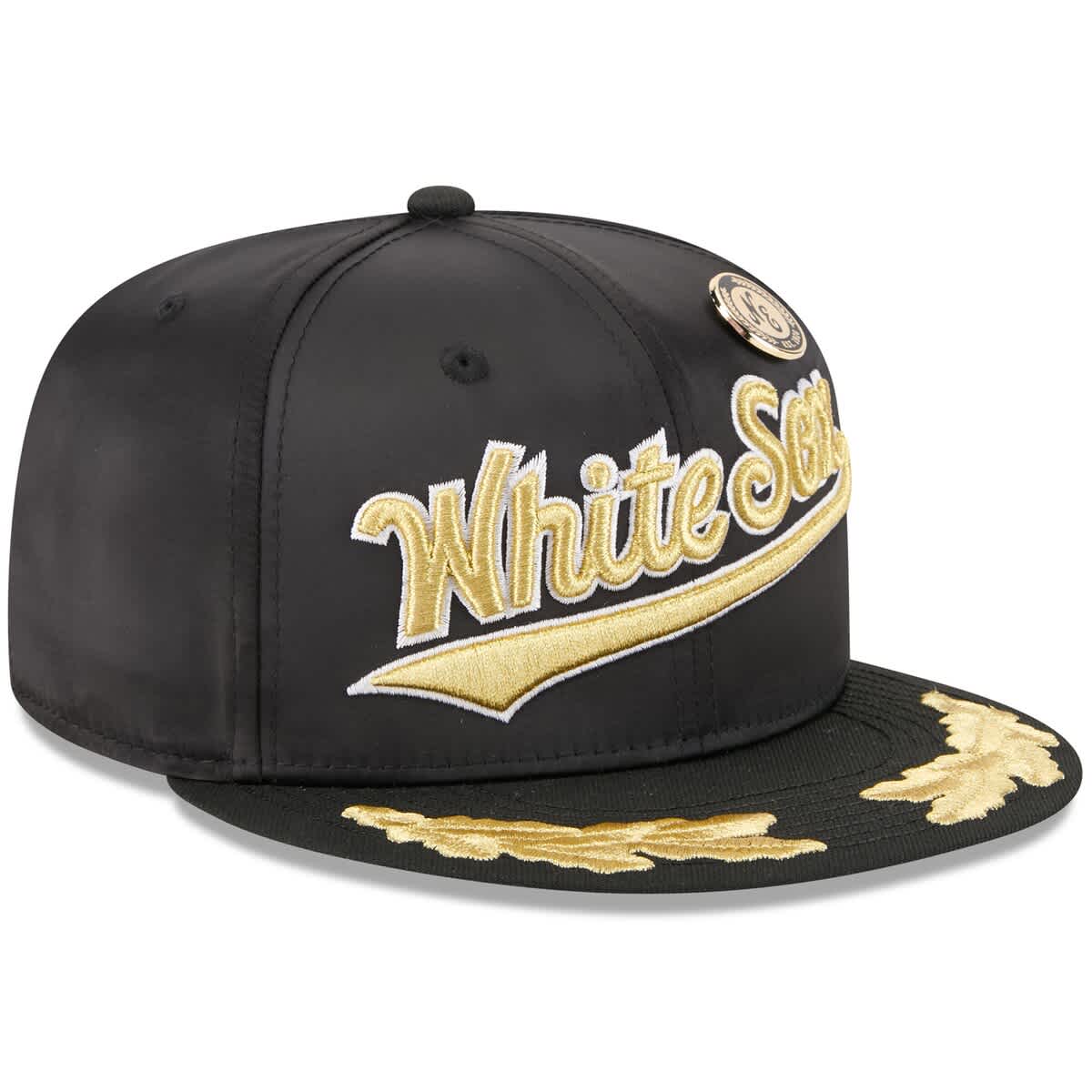 New Era Men's New Era Black Chicago White Sox 2025 59FIFTY Day Gold ...