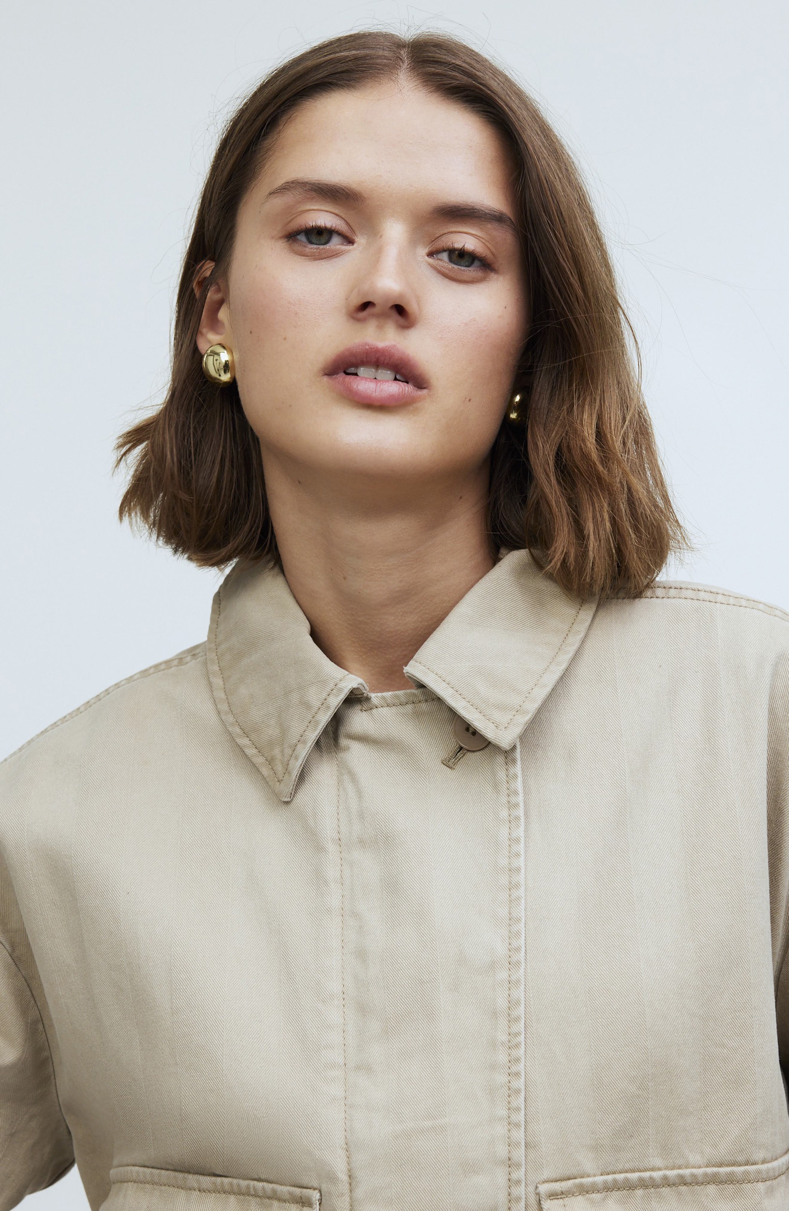 Madewell Woolf Crop Cargo Jacket | Nordstromrack