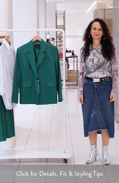MANGO Otero One-Button Blazer | Nordstromrack