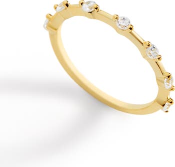 Mint & Lily Ultra Thin Floating Eternity Band | Nordstrom