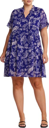 Estelle Ultra Leaf Ruffle Tiered Dress | Nordstromrack