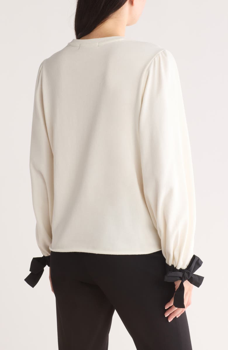 Grey Collective Long Sleeve Cow Cuff Terry Brushed Top | Nordstromrack