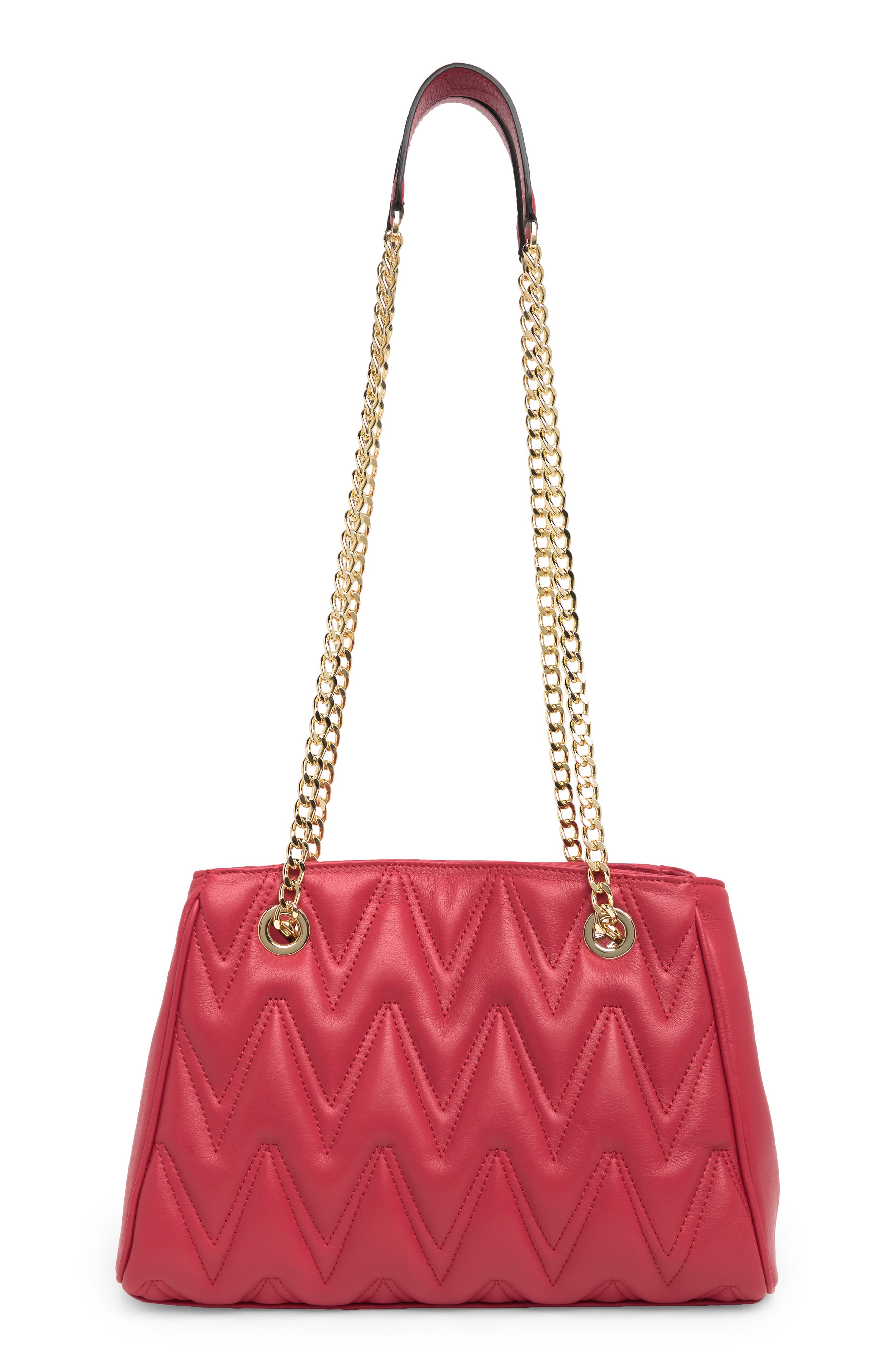 VALENTINO BY MARIO VALENTINO Angelina Studded Quilted Leather Shoulder ...