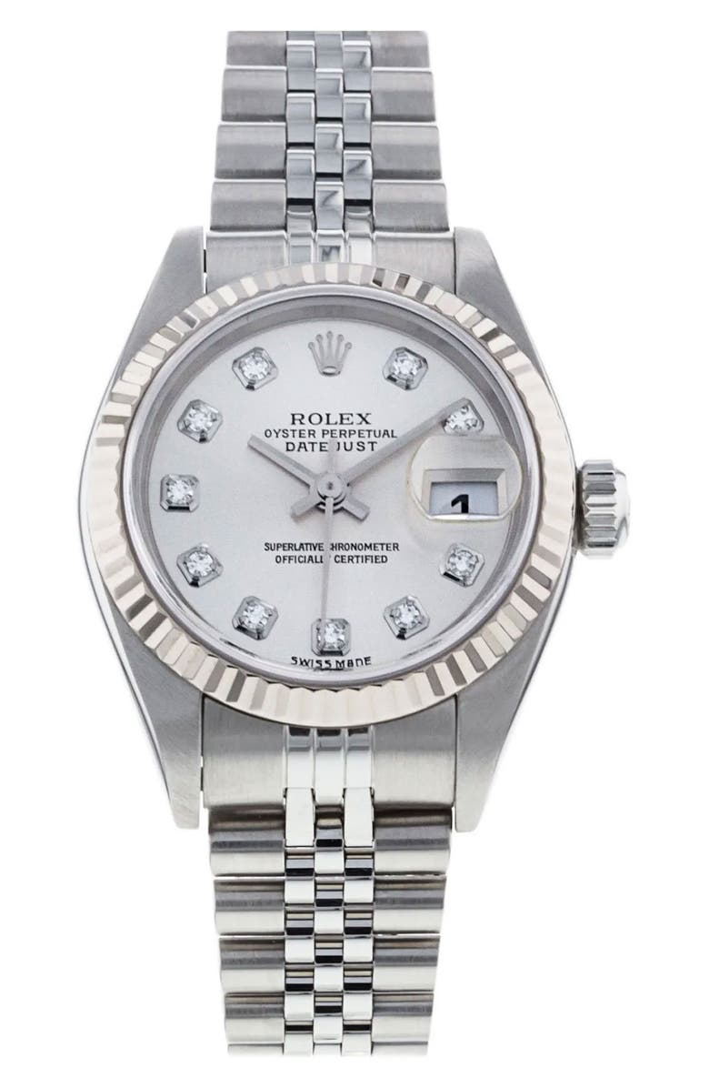 Watchfinder & Co. Rolex Preowned Lady DateJust Bracelet Watch, 28mm ...