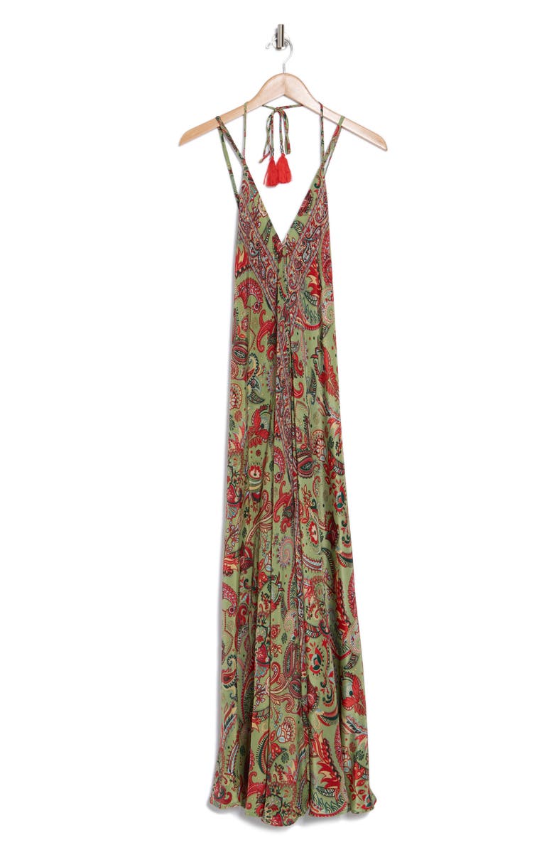 La Fiorentina Francesca Halter Tie Maxi Dress | Nordstromrack