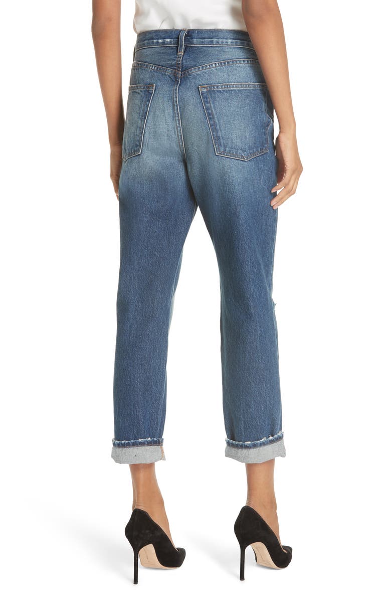 FRAME Le Pegged Cuffed Crop Jeans | Nordstromrack
