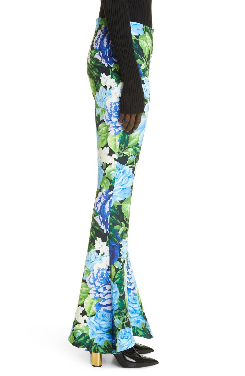 Richard Quinn Roxy Floral Print Flare Leg Pants | Nordstromrack