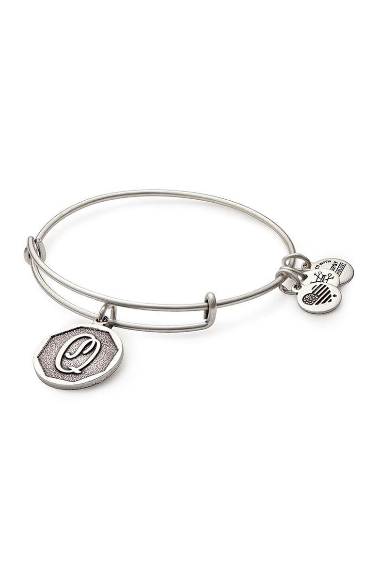 Alex and Ani Initial 'Q' Adjustable Wire Bangle | Nordstromrack