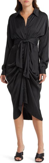 Steve Madden Sula Long Sleeve Shirtdress | Nordstrom