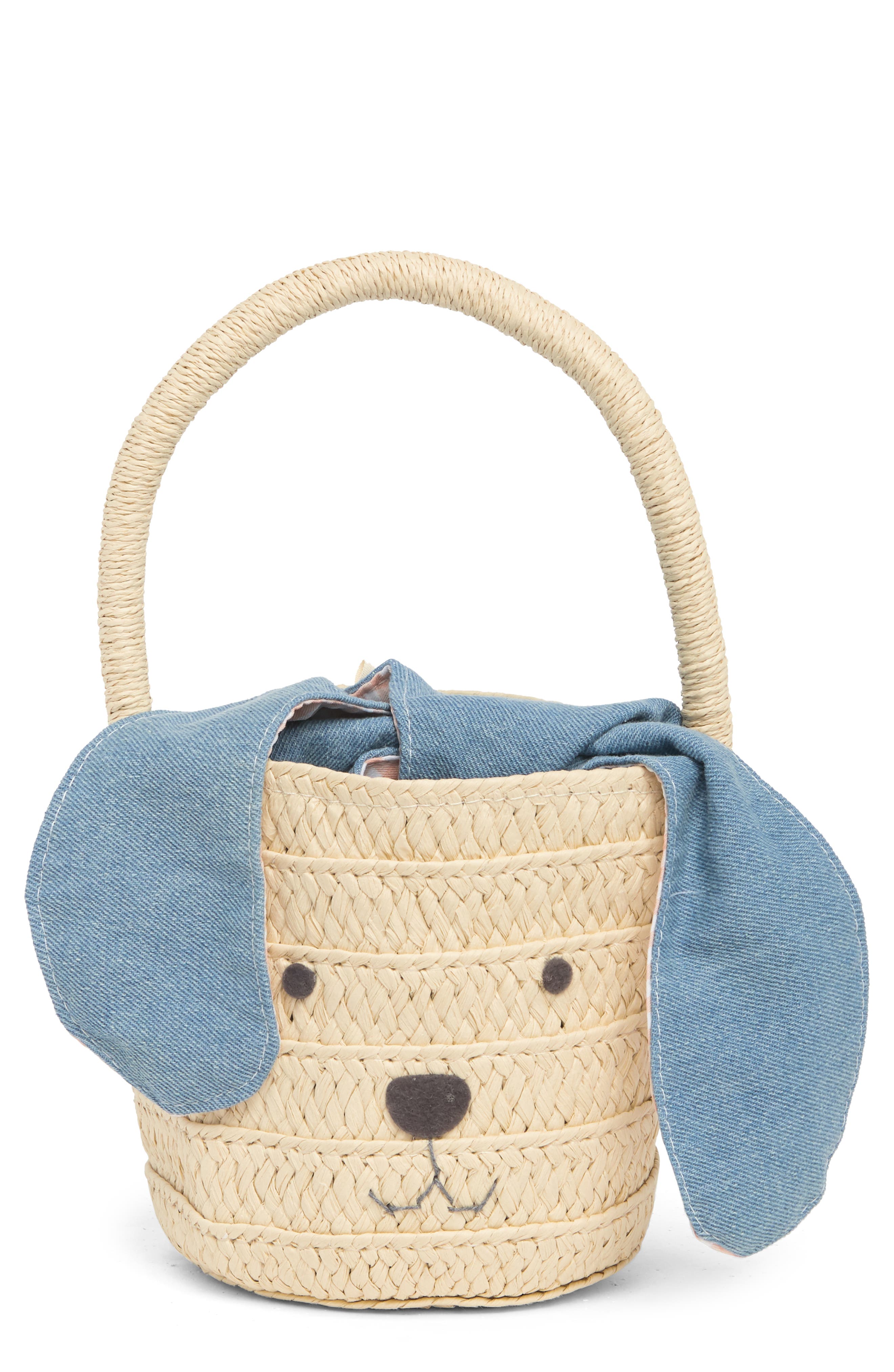 Kids' Dog Straw Bucket Bag (Women) | Nordstromrack