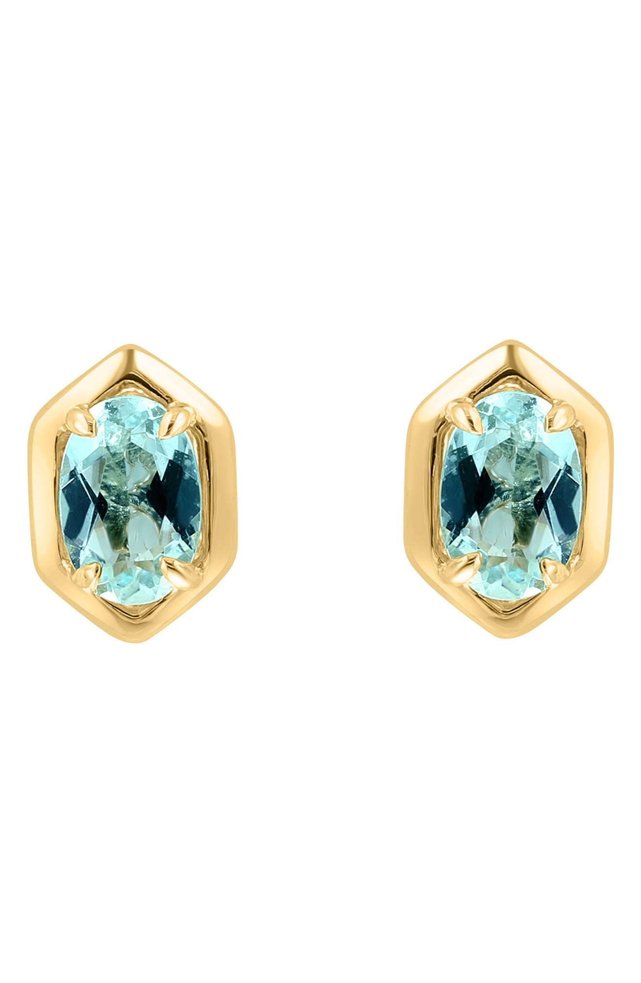 EFFY Oval Aquamarine Stud Earrings | Nordstromrack