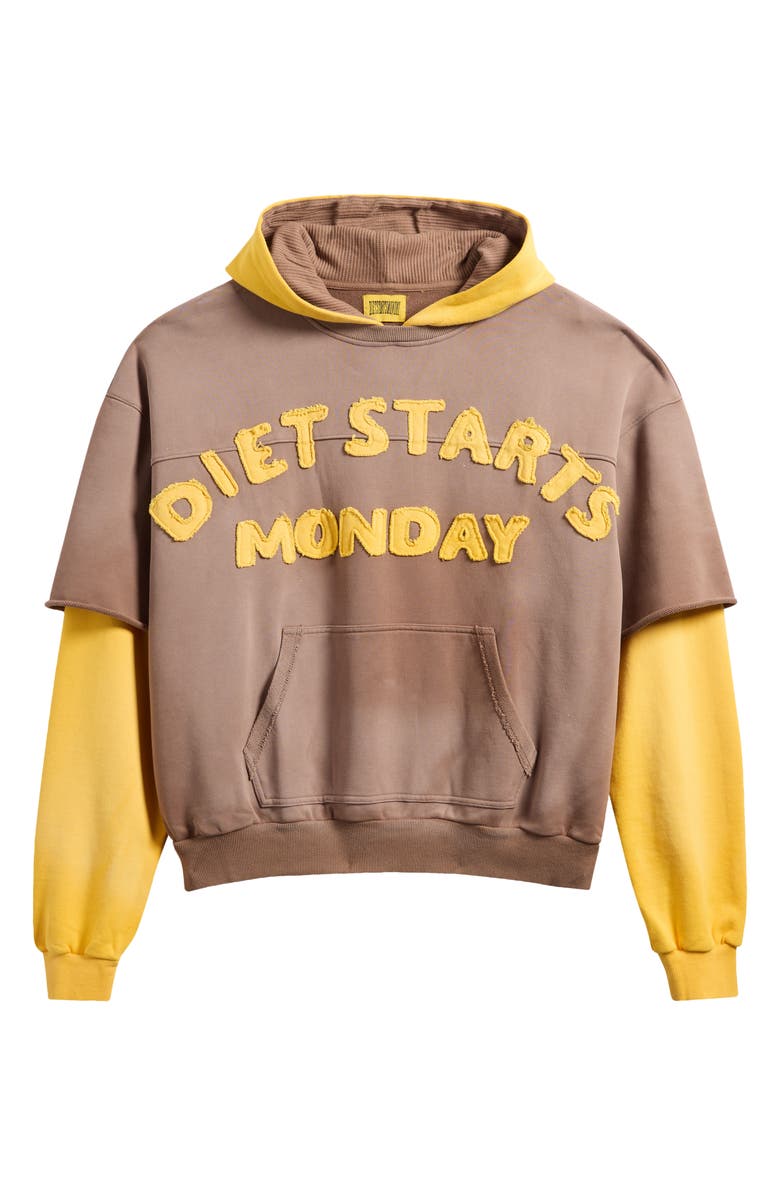 DIET STARTS MONDAY Double Layer French Terry Hoodie | Nordstrom