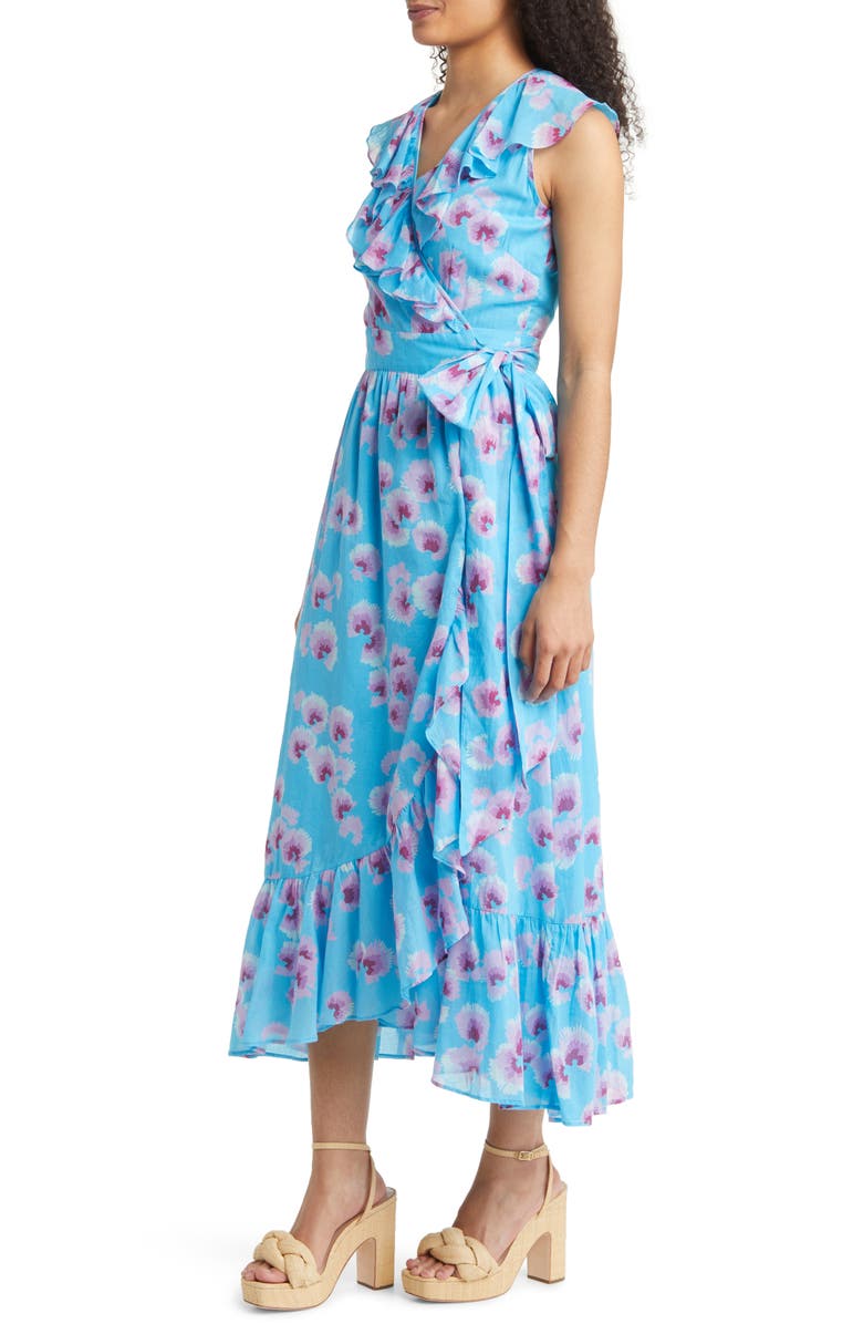 Banjanan Eris Floral Print Wrap Dress | Nordstromrack