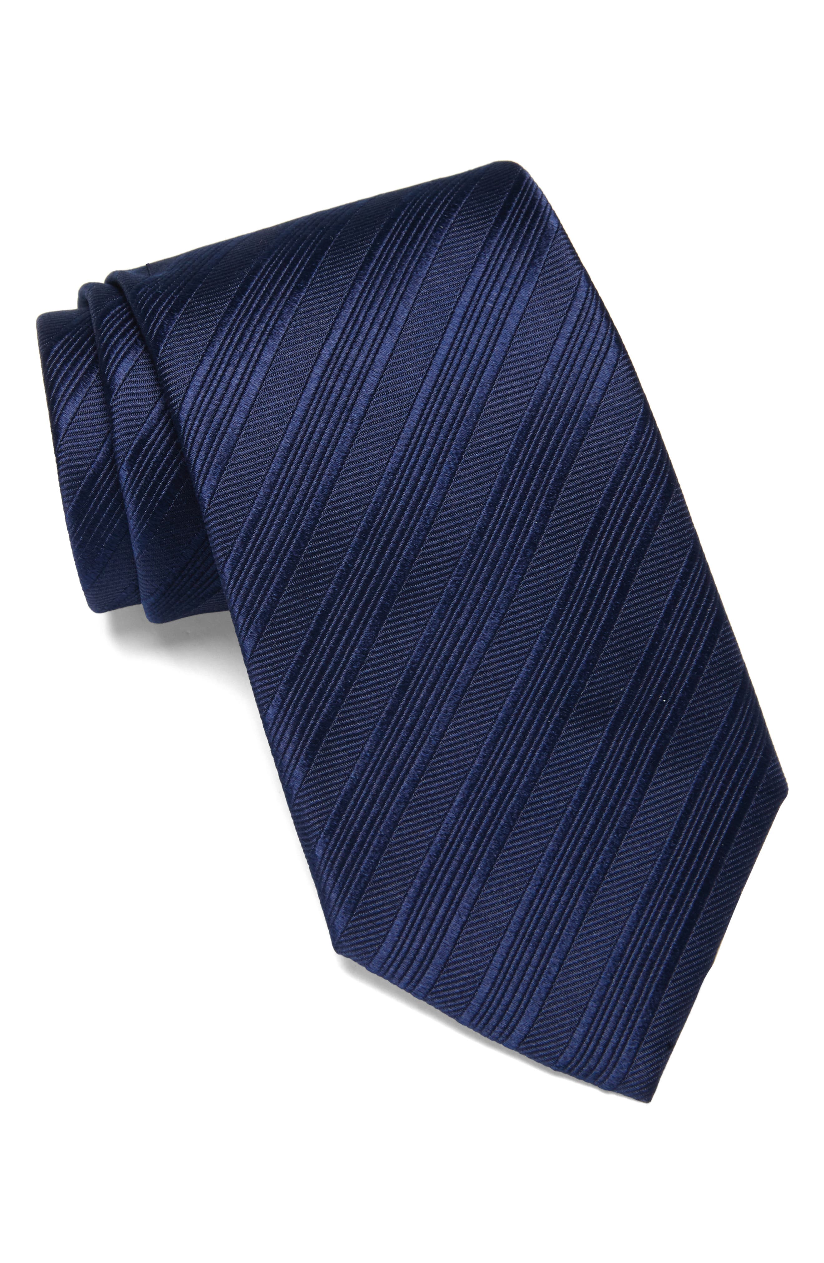 Duchamp Tonal Stripe Silk Tie | Nordstromrack