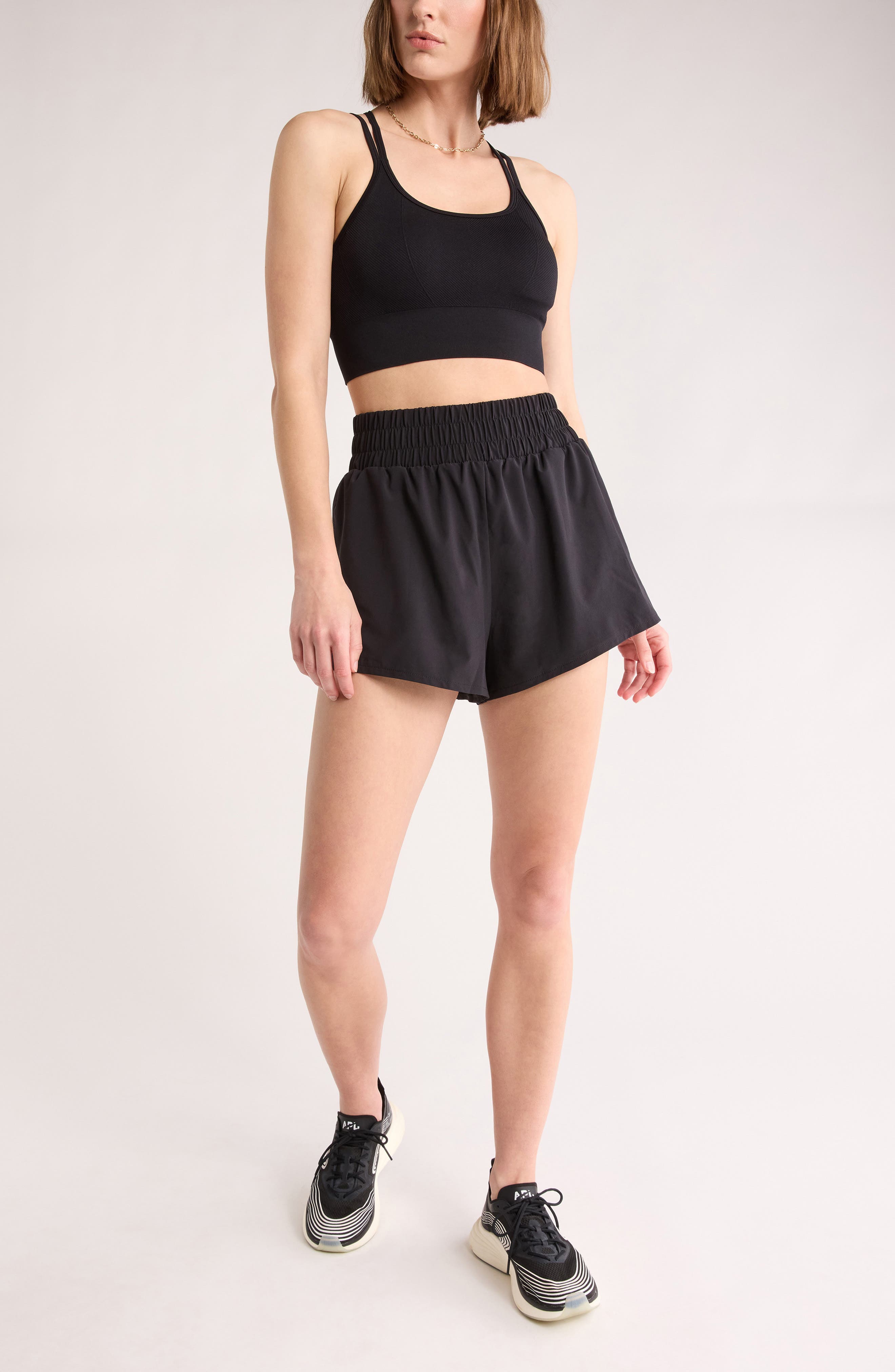 Z by Zella Interval High Waist Flowy Shorts | Nordstromrack