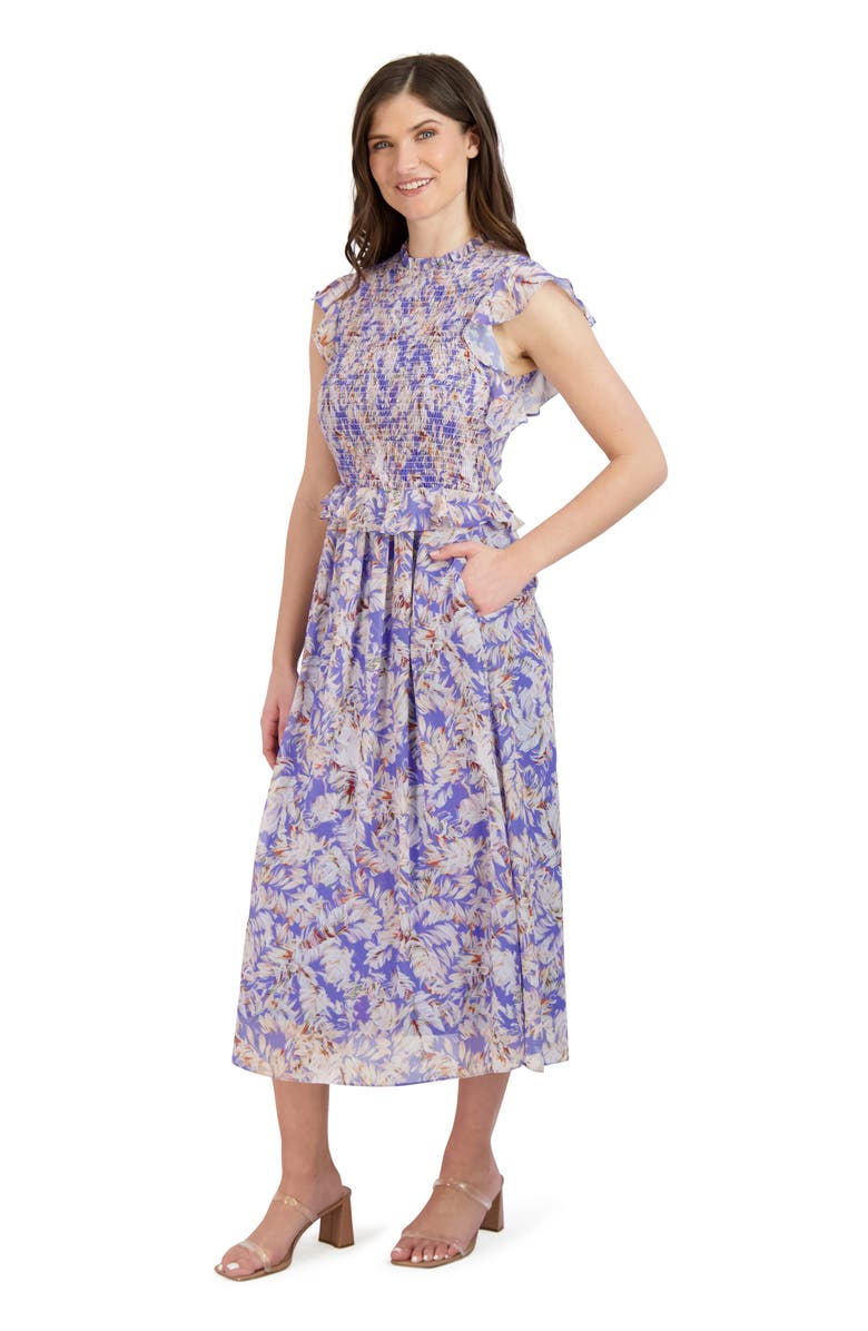 Julia Jordan Floral Smock Bodice Dress | Nordstromrack