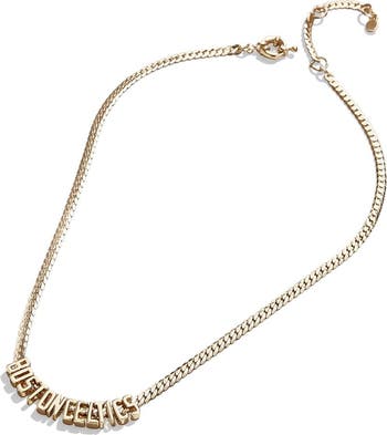 BaubleBar Boston Celtics Team Chain Necklace | Nordstrom