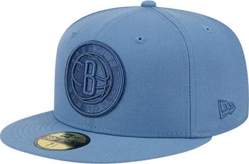 New Era Men's New Era Blue Brooklyn Nets Color Pack Faded Tonal 59FIFTY ...