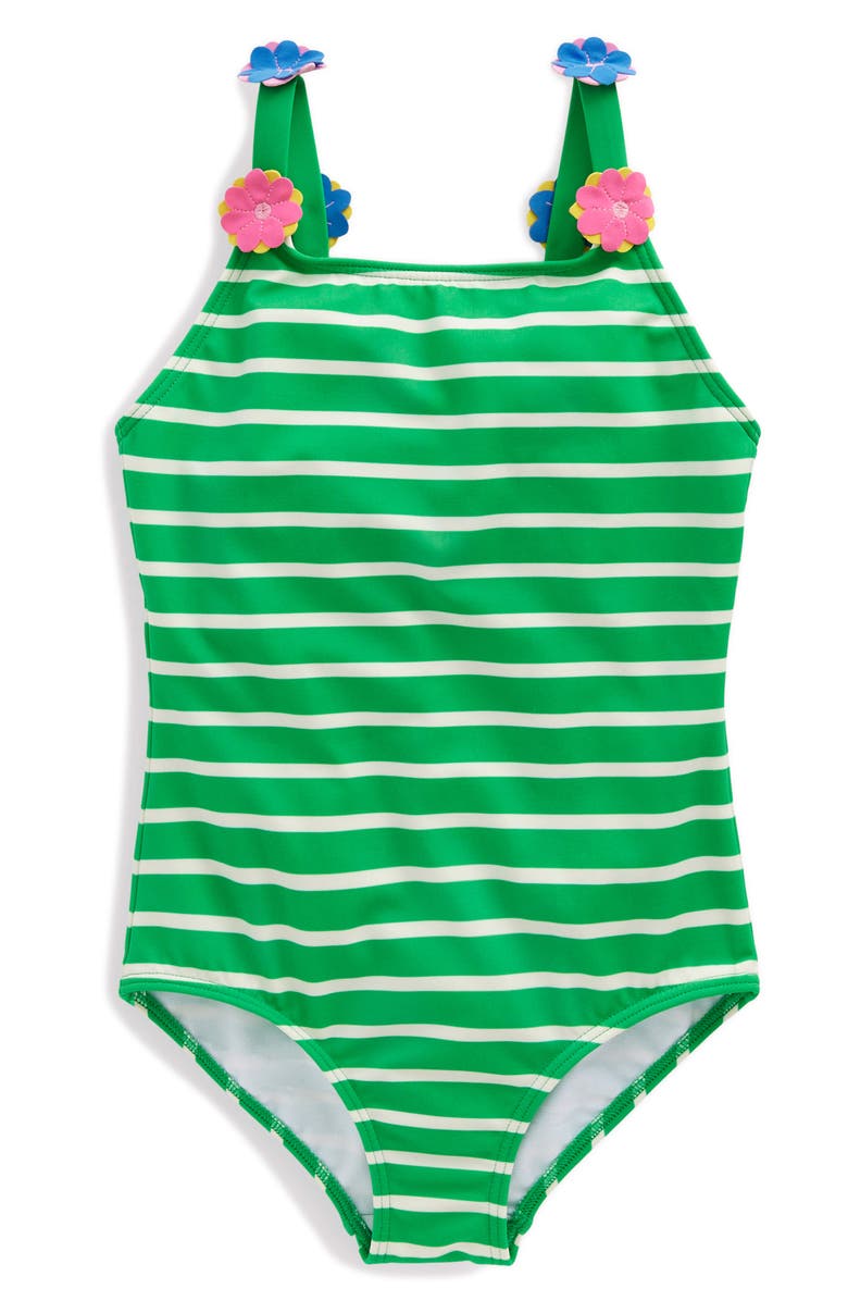 Mini Boden Kids' Appliqué Strap One-Piece Swimsuit | Nordstromrack