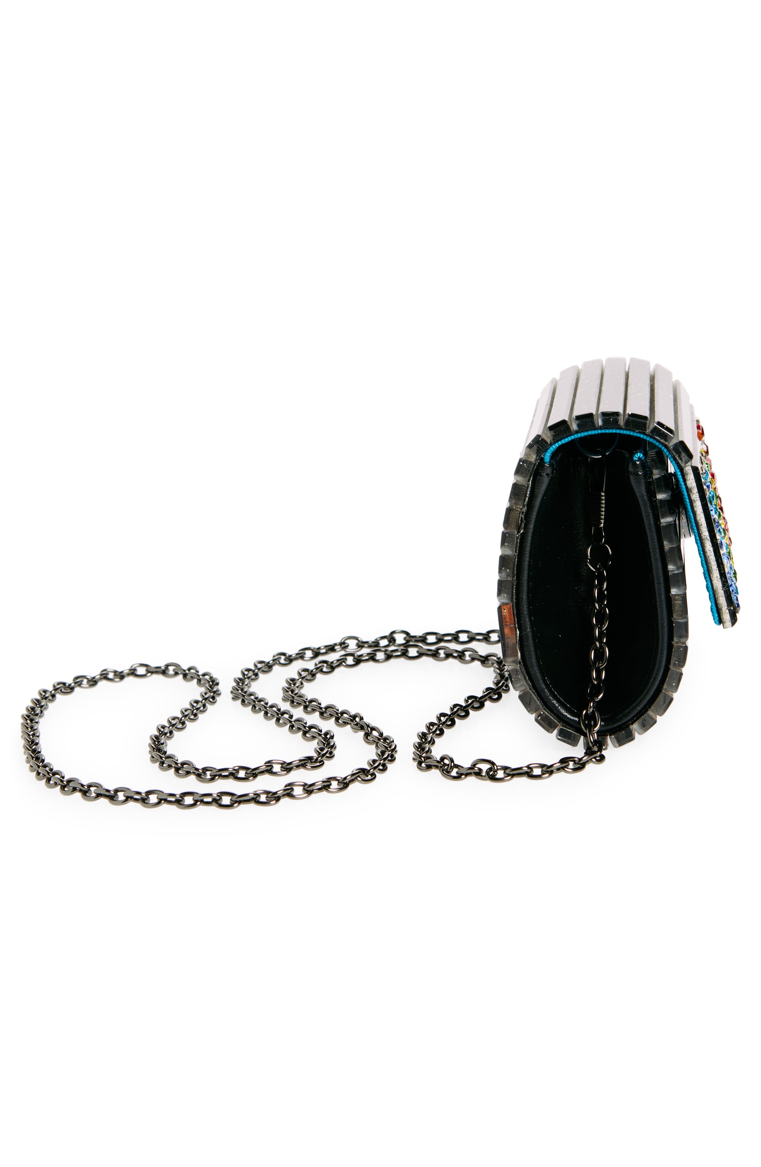 Kurt Geiger London Rainbow Crystal Mini Party Clutch | Nordstromrack