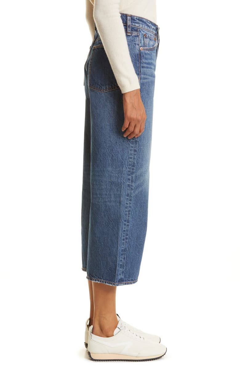 rag & bone Maya High Waist Wide Leg Ankle Jeans | Nordstromrack