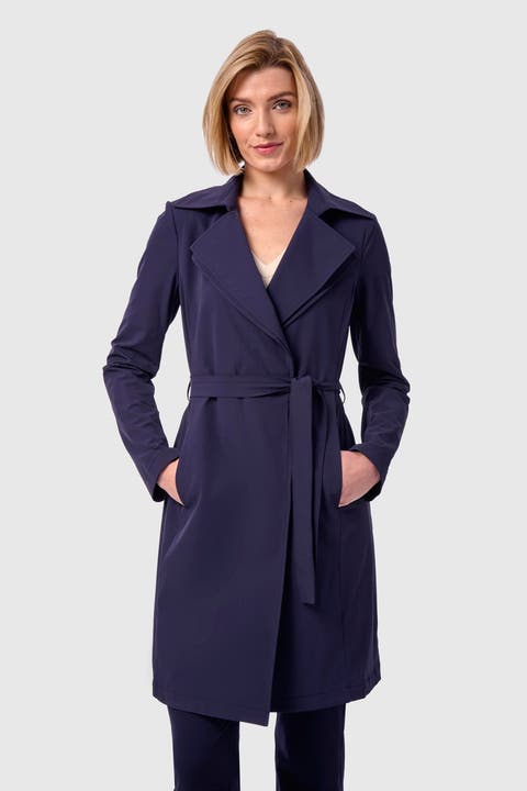 Women's Blue Trench Coats | Nordstrom