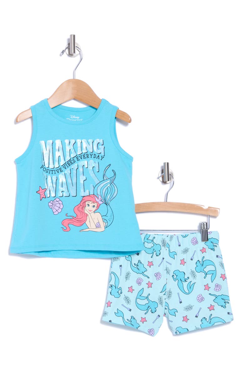 Children's Apparel Network x Disney® Kids' Little Mermaid Tank & Shorts ...