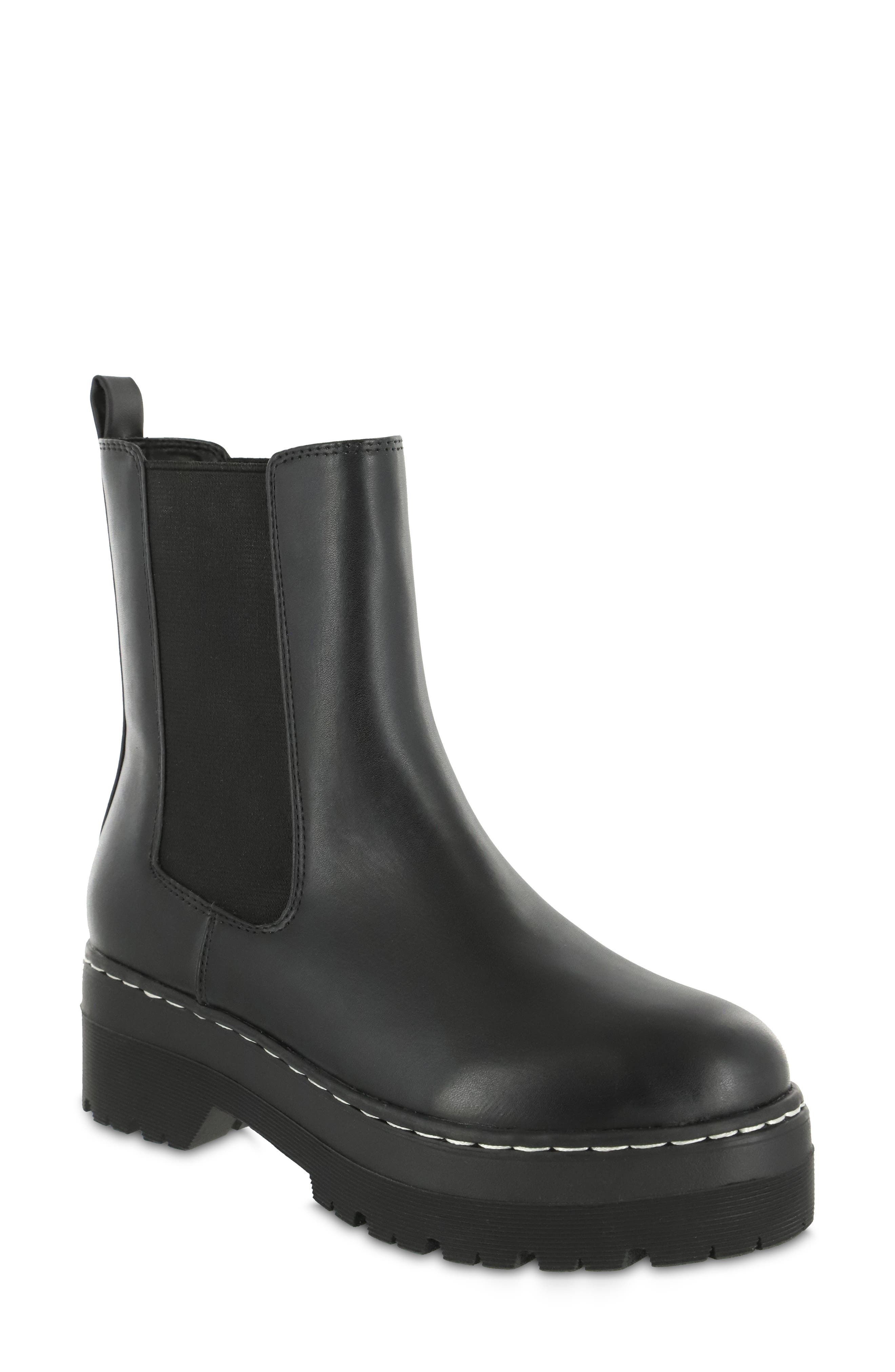 MIA Cayden Platform Lug Sole Chelsea Boot (Women) | Nordstromrack