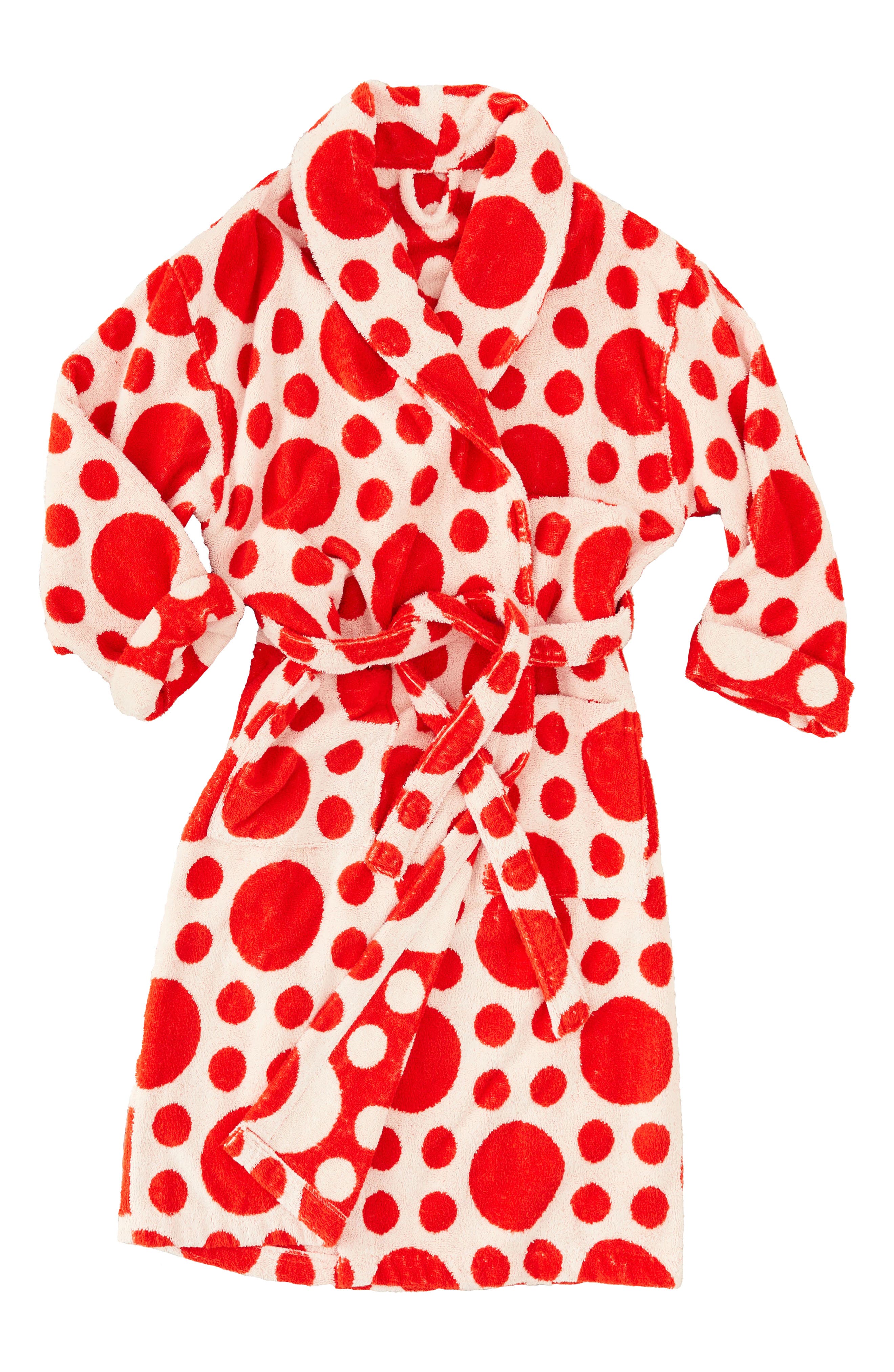 Dusen Dusen Polka Dot Cotton Terry Robe | Nordstrom