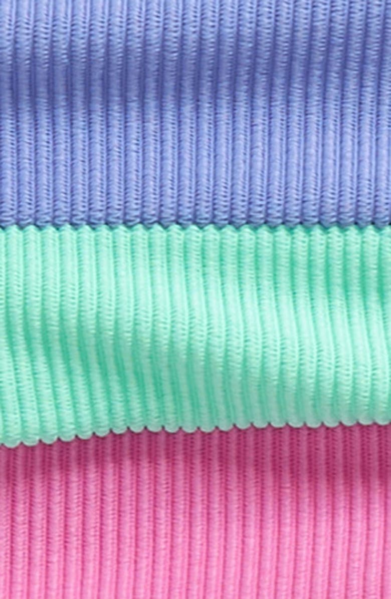 Beach Riot Kids' Little Eva & Emmie Colorblock Rib Two-Piece Swimsuit ...