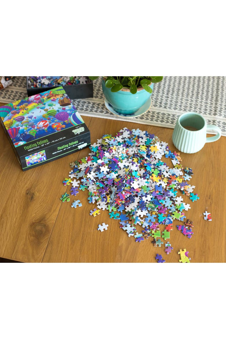 Floating Felines Hot Air Balloon Puzzle | 1000 Piece Jigsaw Puzzle ...