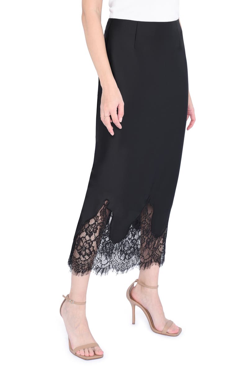 WAYF Venice Lace Trim Slip Skirt | Nordstrom
