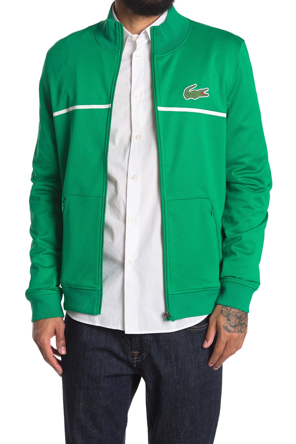Lacoste Front Zip Track Jacket | Nordstromrack