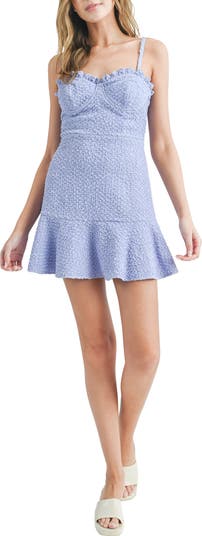 Lush Ruffle Hem Minidress | Nordstromrack